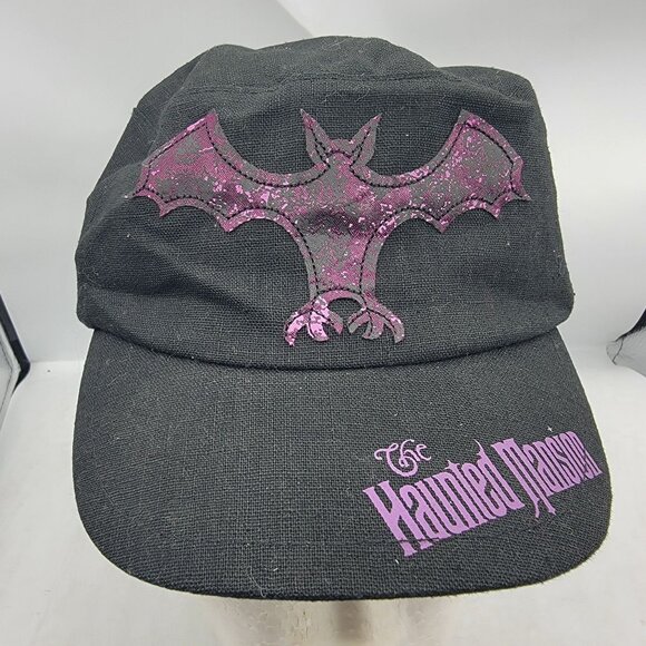 Disney | Accessories | Disney The Haunted House Adults Black Purple Hat ...